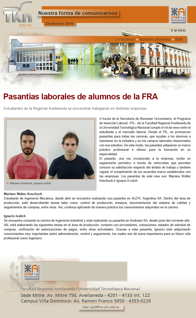 TKn digital - UTN FRA